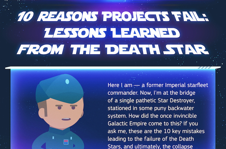 10 Reasons the Death Star Project Failed (Infographic) | Blog Wrike | 时远致